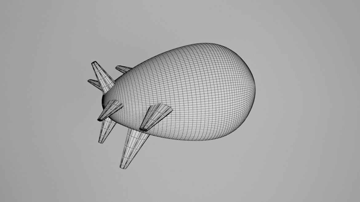 Blimp 3D Model