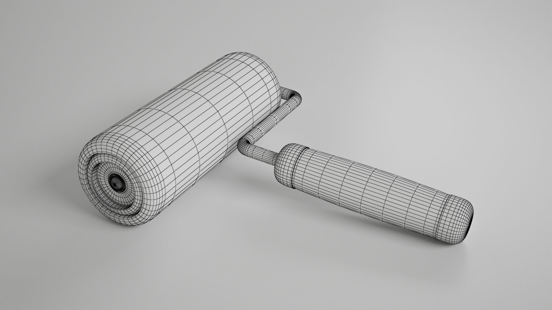 Paint Roller 3D Model