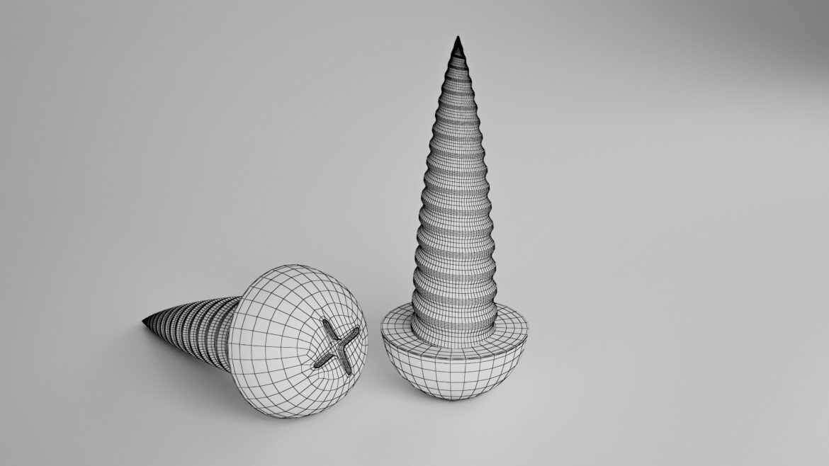 Screw 3D Model