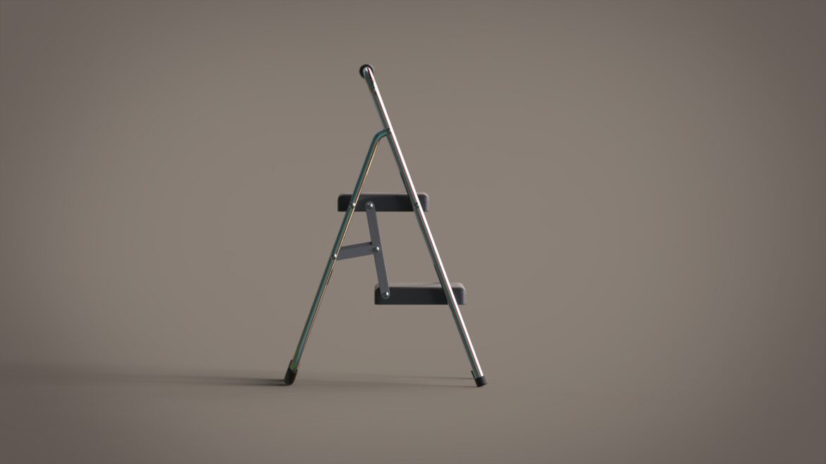 Step Ladder 3D Model