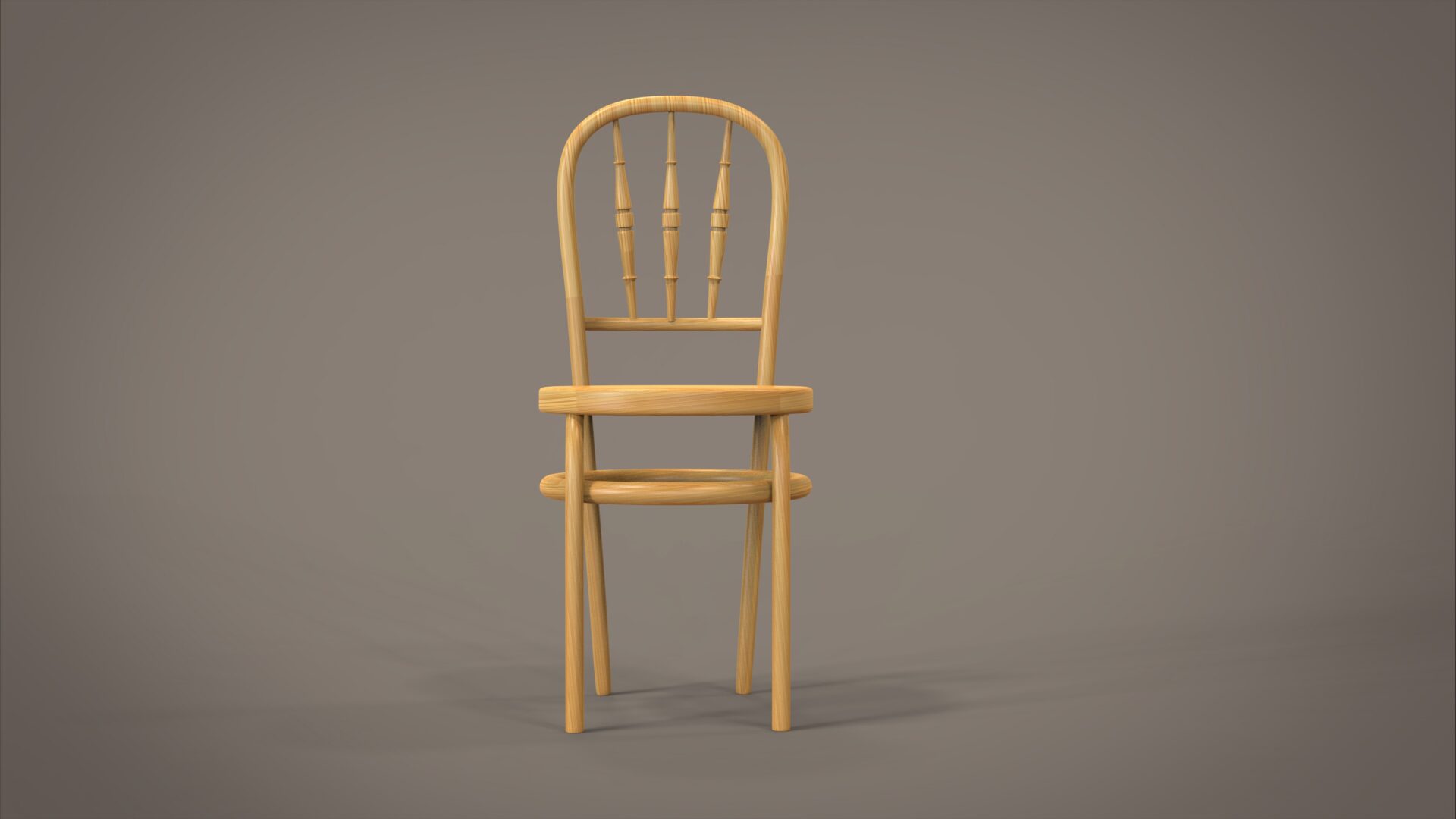 Post Apocalyptic Ruined Chair 3D Model