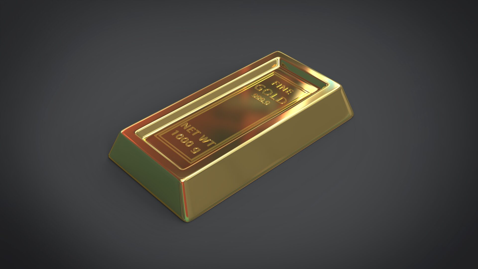 Gold Bar 3D Model