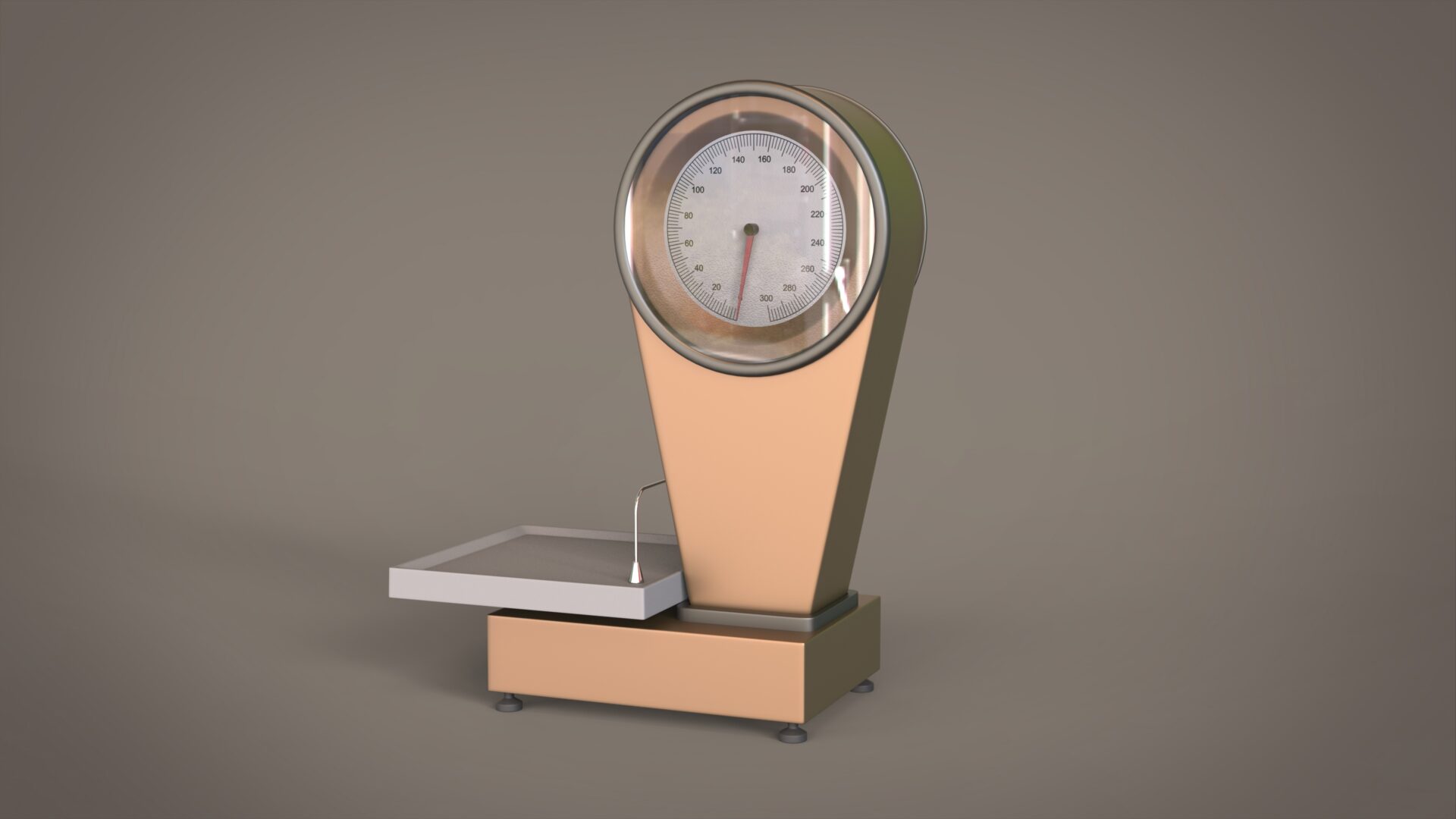 Old Store Scales 3D Model