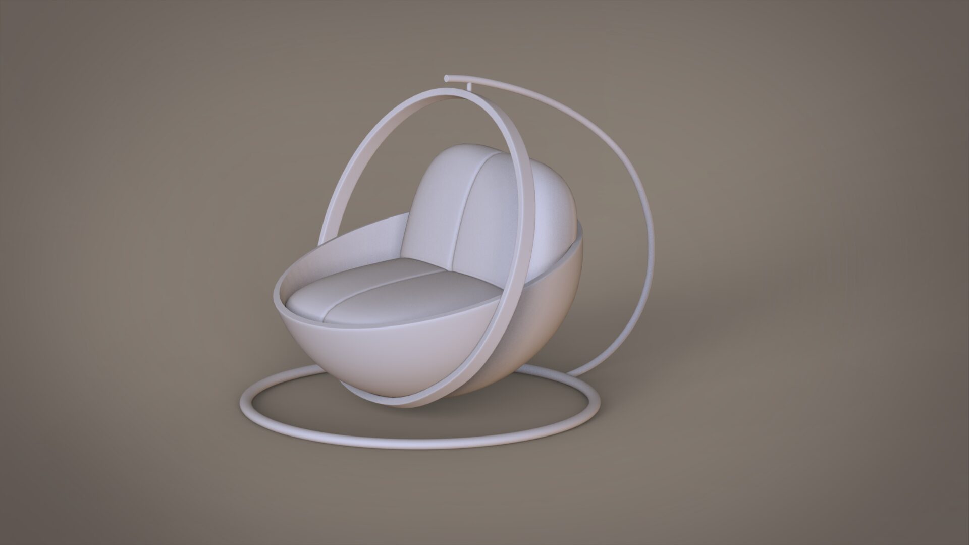 Industrial Floating Chair 3D Model