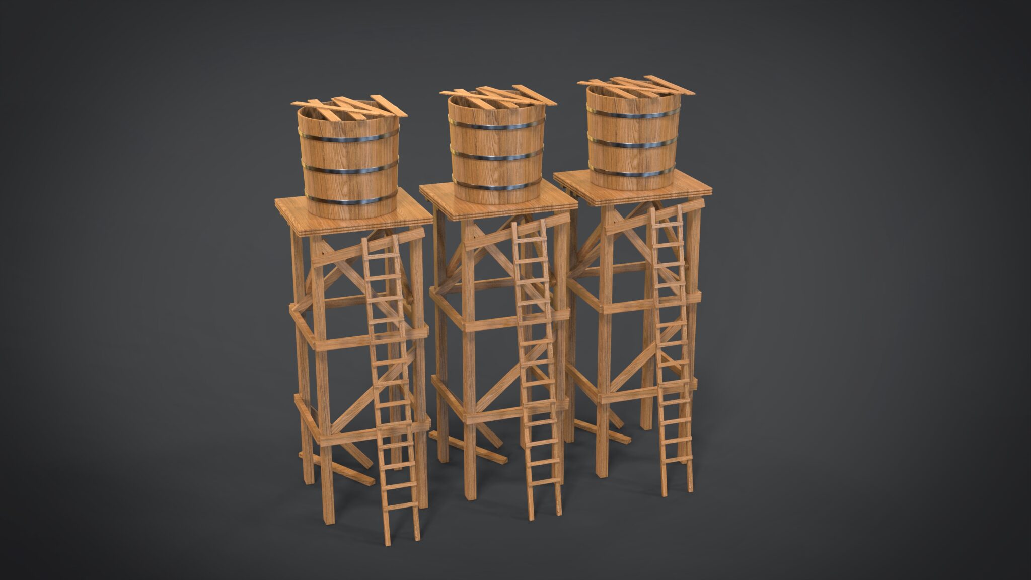 Water Tower 3D Model