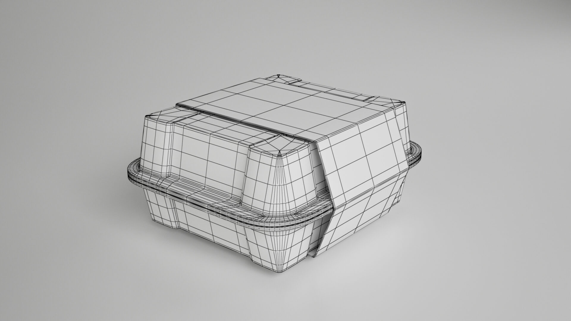 Food Disposable Snack Container 3D Model