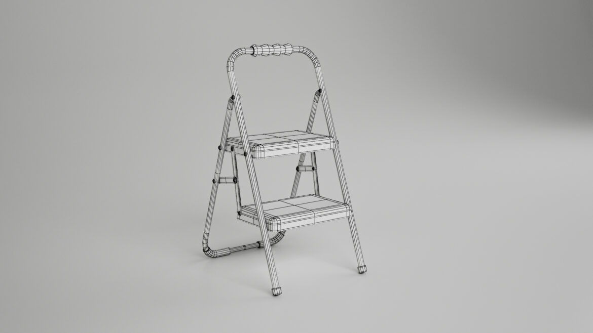 Step Ladder 3D Model