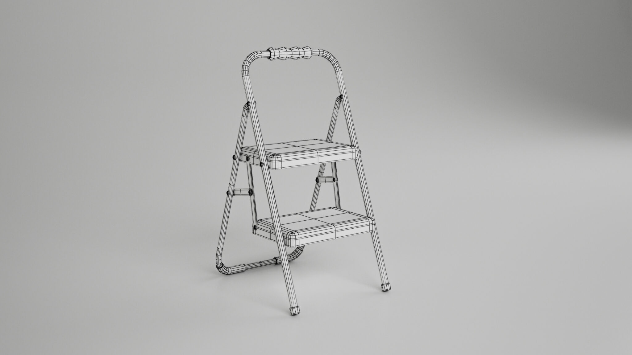 Step Ladder 3D Model
