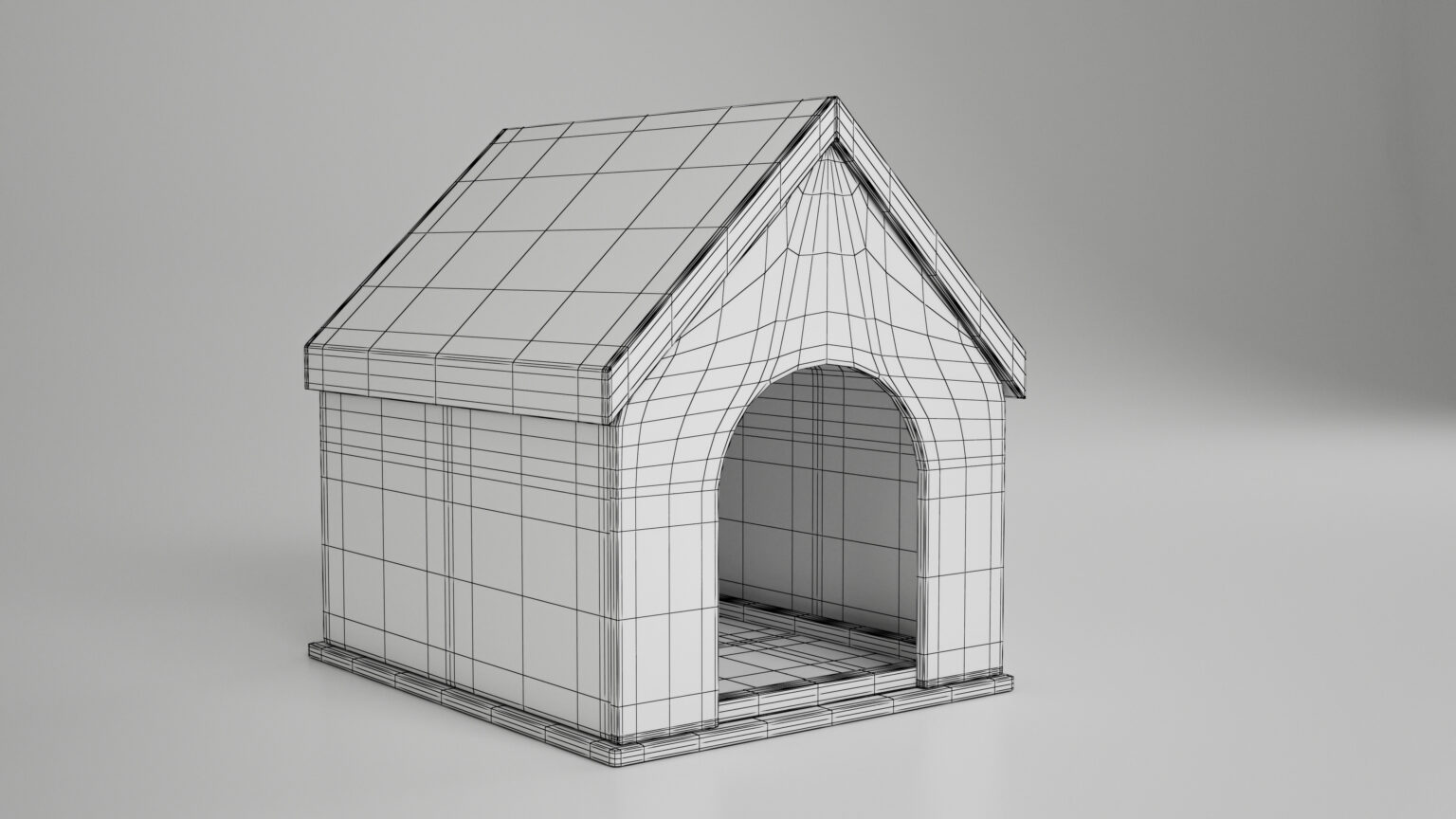 Dog House 3d Model